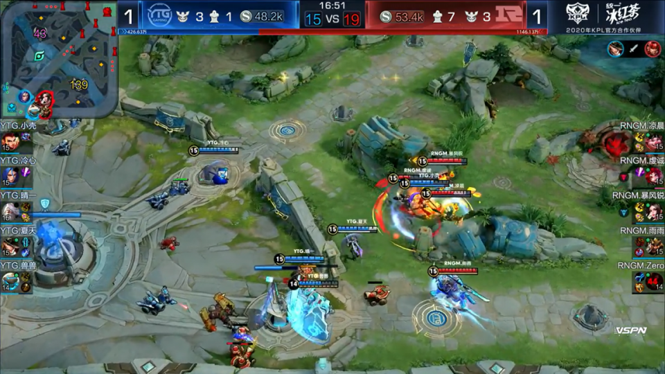 KPL：RNG.M发力获赛季首胜！RW.侠状态火热，GK二连胜惨遭终结！_比赛