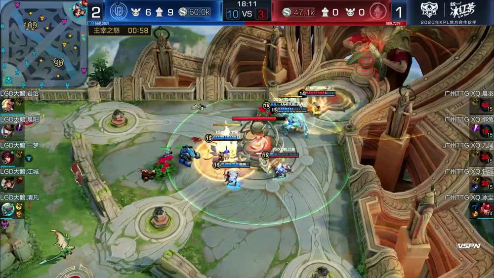 LGD三比一战胜XQ：LGD大鹅神似曾经的QGhappy？压制力极强_比赛