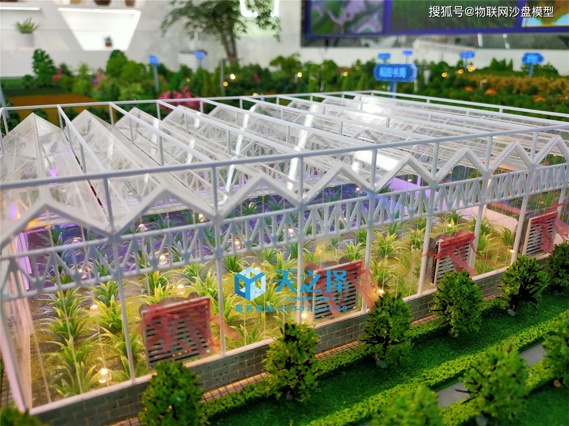 智慧温室大棚种植农业场景-农业沙盘-搜狐大视野-搜狐新闻