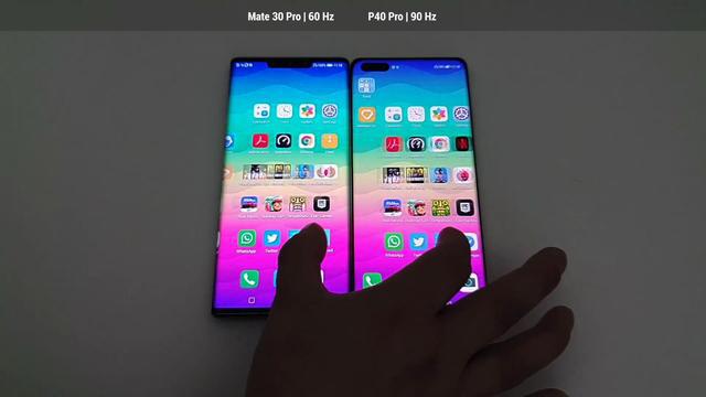 华为P40Pro的90赫兹刷新到底如何？看完就知道为啥连小米都在追捧_Mate