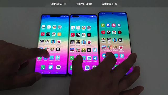 华为P40Pro的90赫兹刷新到底如何？看完就知道为啥连小米都在追捧_Mate