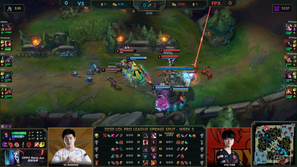 FPX卫冕最大的底牌？Khan登场秀剑姬，一敌三上演天秀反杀_比赛