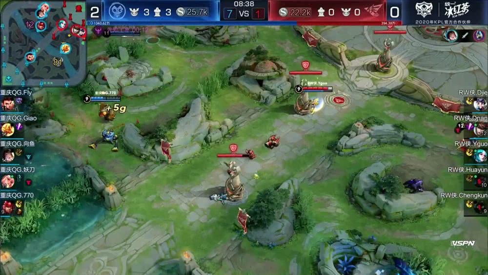 QGhappy首胜：曾经的QG回来了？五冠战队碾压RW侠_比赛