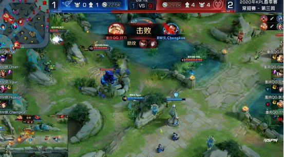 RW侠战队很强？重庆QG、妖刀超神收割！_QGhappy