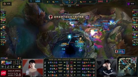LOL-LPL：前期团战一波炸裂，LGD2-0横扫OMG收获三连胜！_奥拉夫