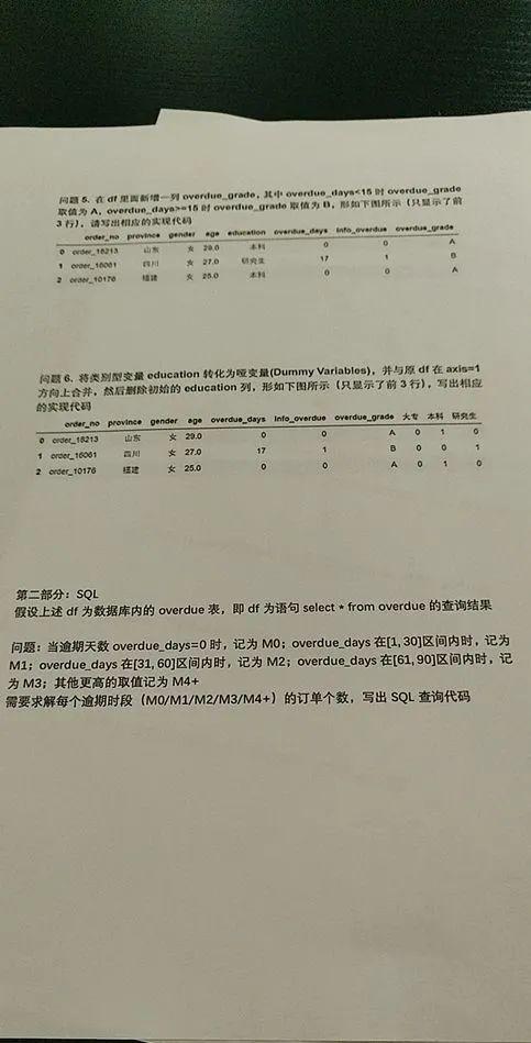 Python数据分析面试题一道经典的python数据分析笔试题 Csdn博客