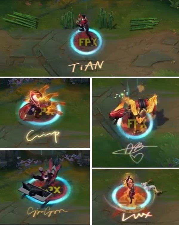 千呼万唤始出来！FPX的S9冠军皮肤来啦_GimGoon