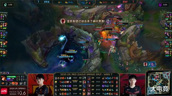 LOL-LPL：Tian盲僧野区统治力无解，RW1-2不敌FPX无缘季后赛_下路
