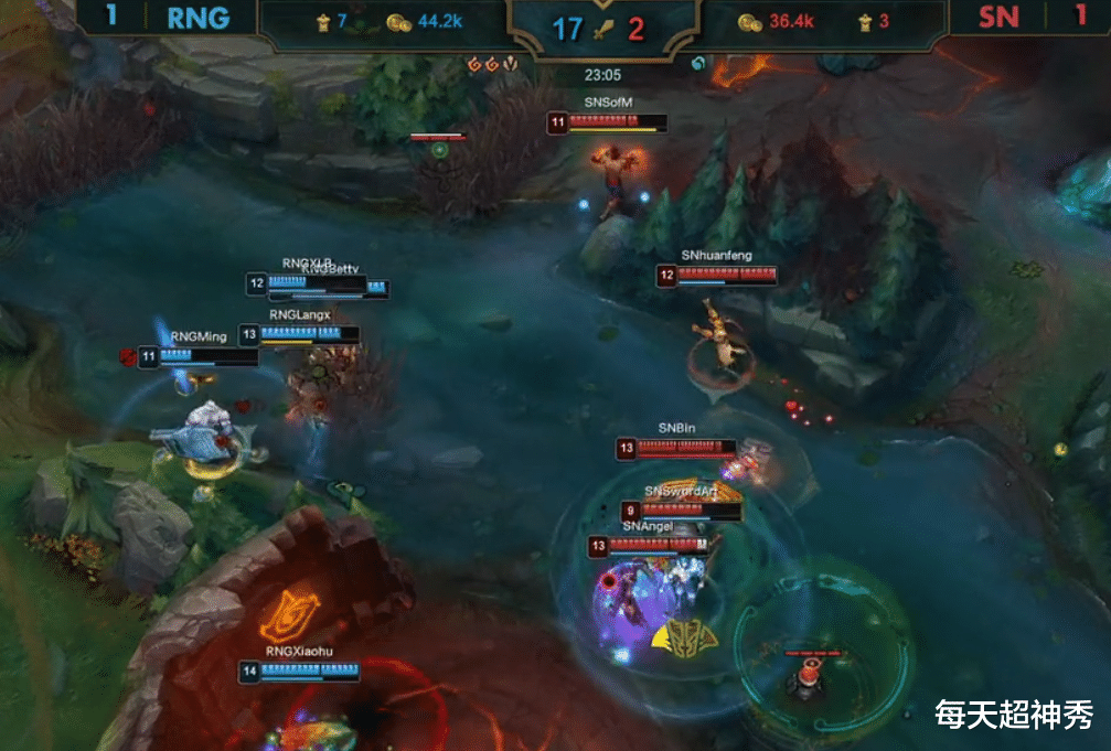 英雄联盟：又来了，RNG遭SN翻盘，官方用105字致歉_团战