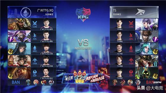 王者荣耀KPL：真野核暖阳CARRY全场 TS3:1广州TTG.XQ_冰尘