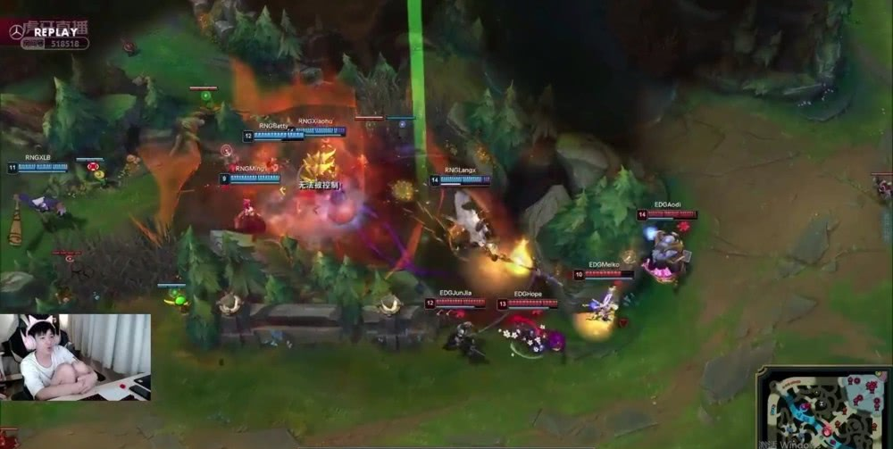 RNG1：3不敌EDG止步8强，狼行剑魔被喷，粉丝：uzi真RNG队魂_一波