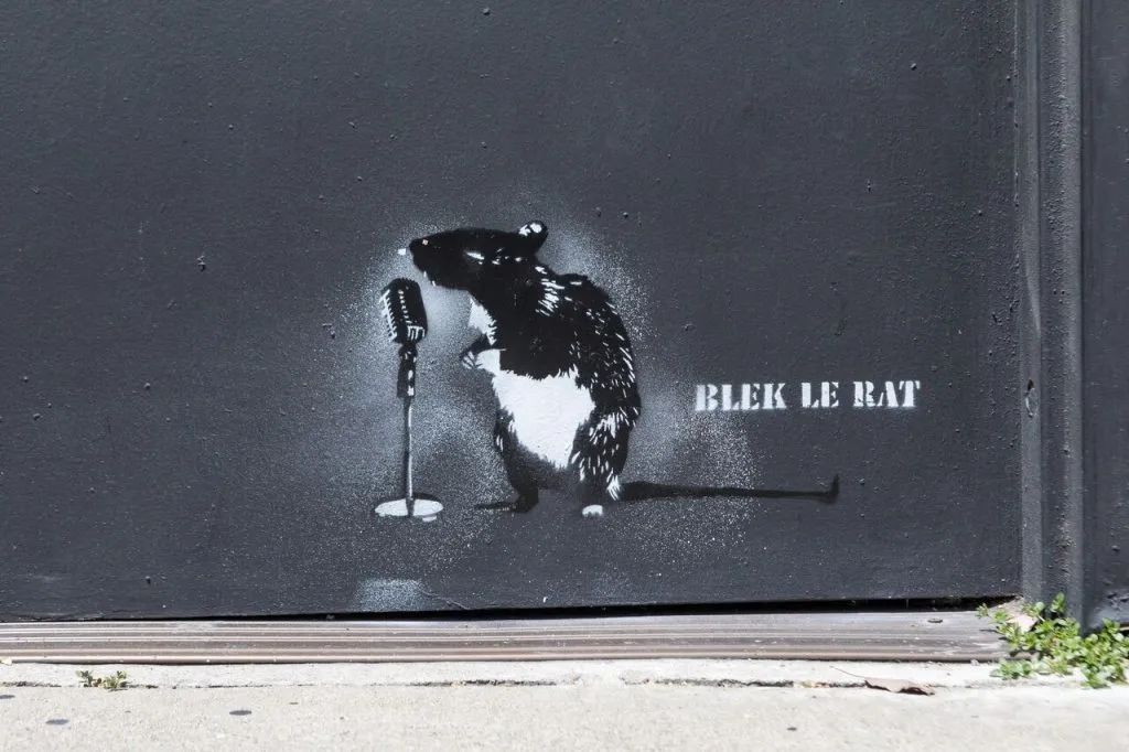 对BANKSY影响最大的艺术家 | 专访STENCIL之父：Blek Le Rat_Banksy