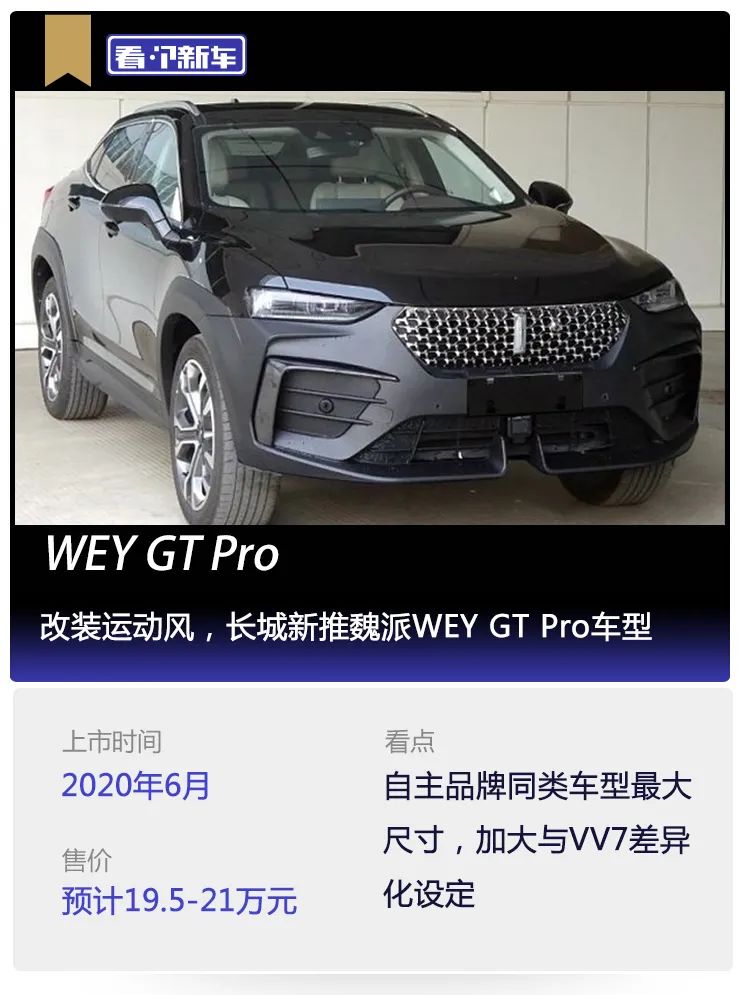 看个新车丨改装运动风，长城新推魏派WEY GT Pro车型_搜狐汽车_搜狐网