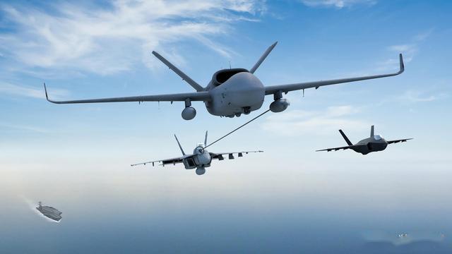 航母背后的软实力还差什么？MQ-25A“黄貂鱼”舰载无人加油机_美国海军