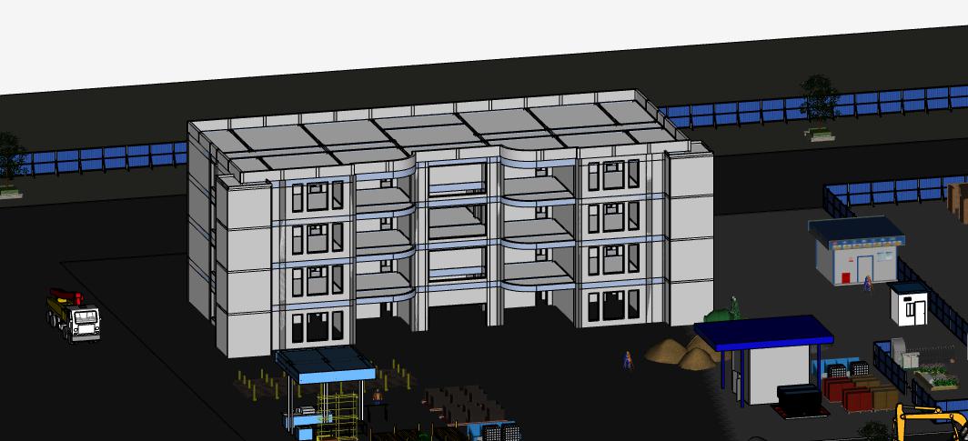BIMMAKE施工BIM建模—快速布置施工现场_构件