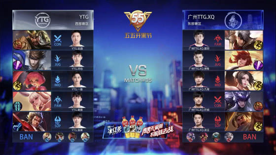 王者荣耀KPL：落幕回归首发，TTG.XQ 3：0 轻取YTG_裴擒虎