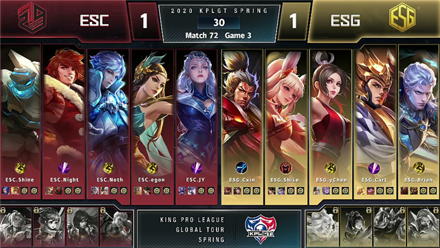 KPLGT快讯：ESG势如猛虎战胜ESC，Carl兰陵王绕后刀刀致命_鲁班