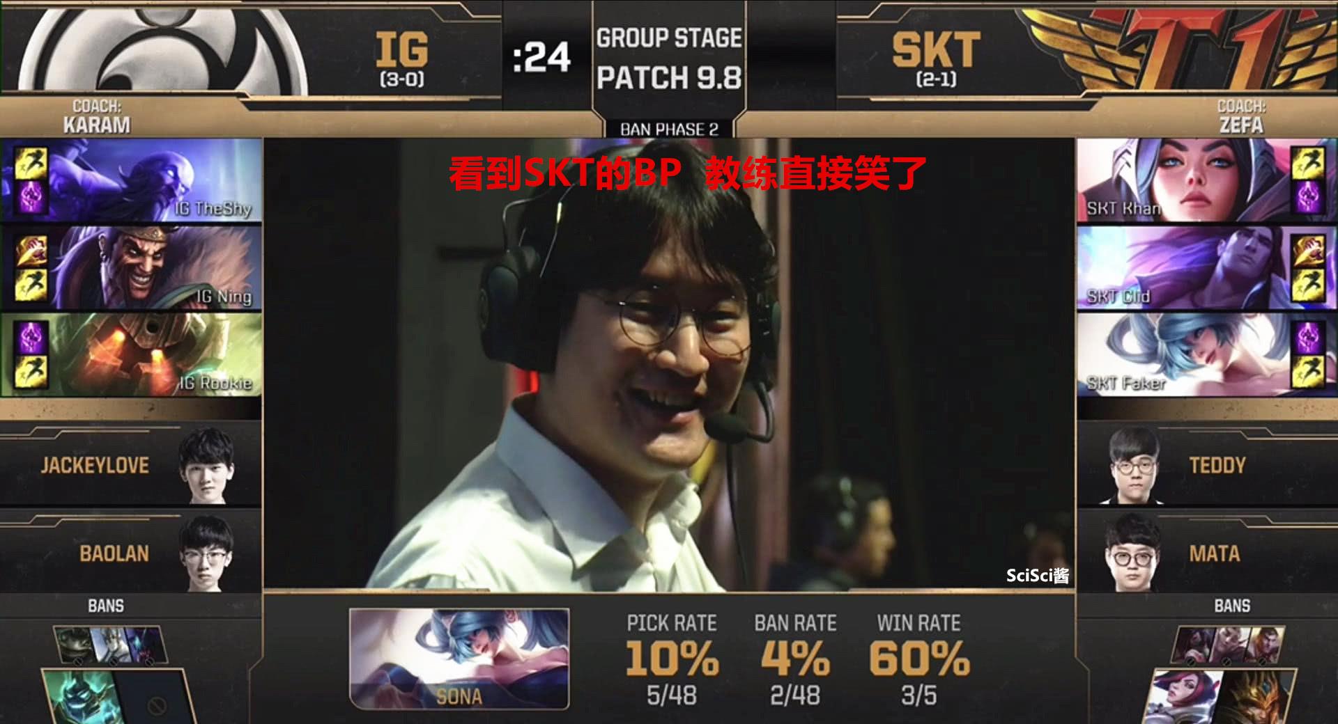 JKL祭出德莱文，13分钟破SKT下路高地！李哥直接被当成炮车补掉！_Faker