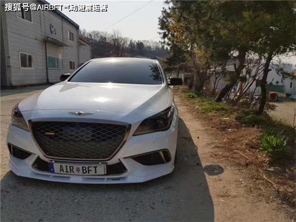 空气减震器李洋分享劳恩斯DH改装AIRBFT品牌气动避震施工效果_搜狐汽车_搜狐网