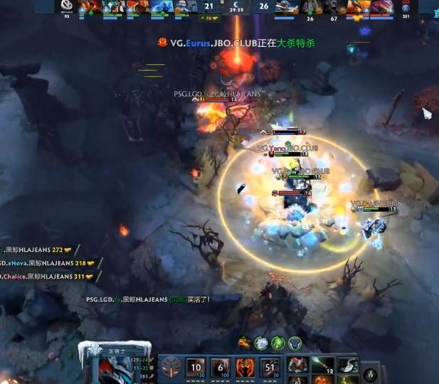 JJB DOTA PIT中国区淘汰赛胜者组决赛，VG 2：0击败LGD率先挺进总决赛_紫猫