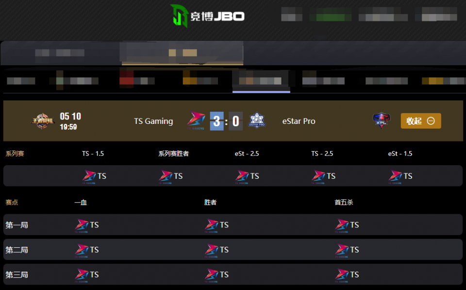 王者荣耀KPL：渐入佳境 TS 3:0横扫eStarPro_暴君