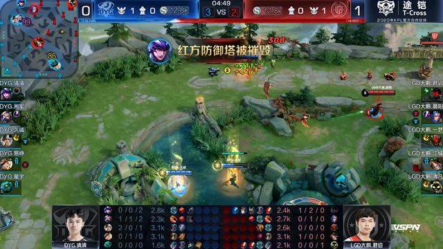 KPL樊叔赛评：DYG如何用无前排阵容平推LGD大鹅？_虞姬