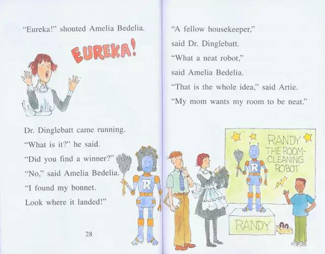 点读丨糊涂女佣 Amedia Bedelia 令人捧腹大笑的双关俚语_Amelia