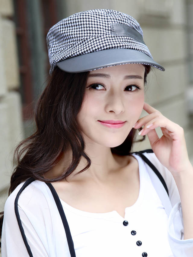帽子怎么戴好看脸大戴什么帽子好看短发戴什么帽子好看文秘苑图库