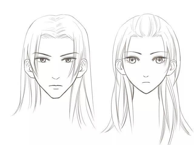 怎么一步一步画人脸画脸型素描人脸分析图大山谷图库