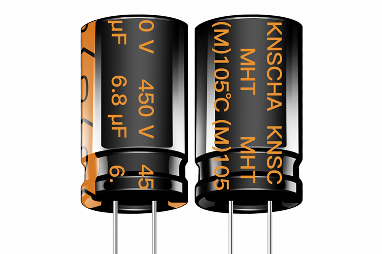 氮化镓充电器用铝电解电容器-KNSCHA MHT系列18uf400v 18uf 400v 8*17MM介绍_芯片