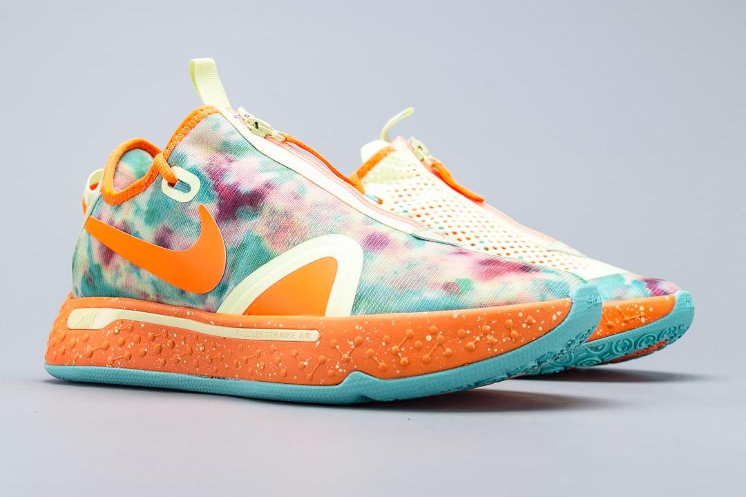 NBA球星经常喝的汽水，PG4 保罗乔治 佳得乐柠檬味 篮球鞋开箱！_橙色