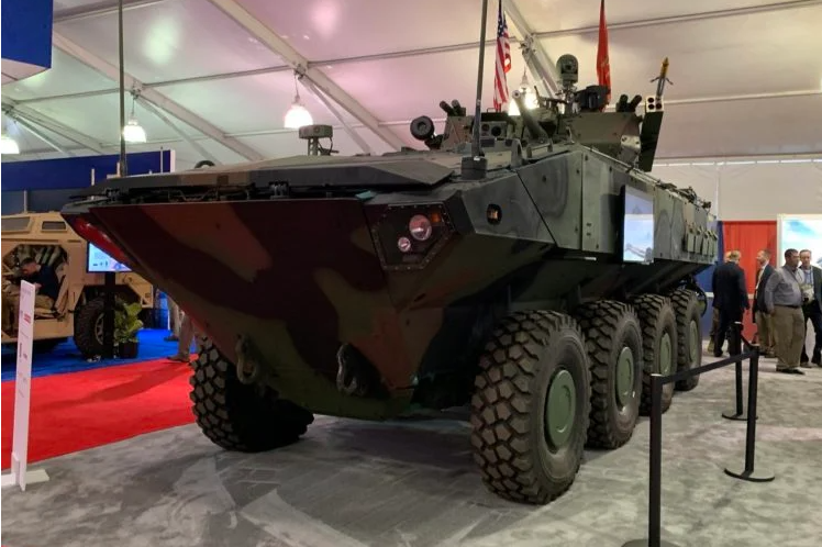 美海军陆战队计划装备轮式步兵战车，提高火力强度，攻击能力翻倍_炮塔