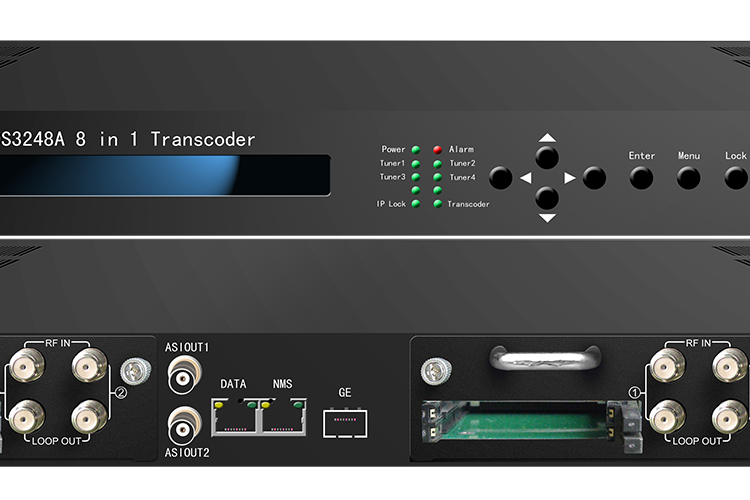 高清转码器，支持H264/MPEG2/AVS+的任意格式转换，解决标清机顶盒接收问题_Tuner