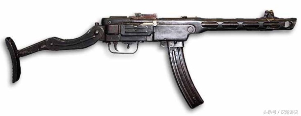 可折叠枪托的苏联冲锋枪PPSh45-搜狐大视野-搜狐新闻
