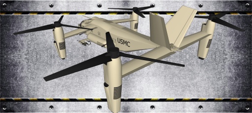 拥有超强运输与摧毁打击能力的V-44四发倾转旋翼机-搜狐大视野-搜狐新闻
