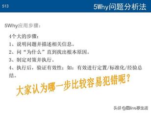 5Why问题分析法(完整版)-搜狐大视野-搜狐新闻