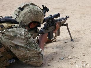 军事丨美军M14魔改型步枪，在改良后拥有极好的，稳定和精确度-搜狐大视野-搜狐新闻