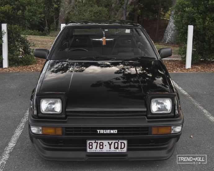 一台素净舒爽的黑化AE86 Toyota Sprinter Trueno AE86_搜狐汽车_搜狐网