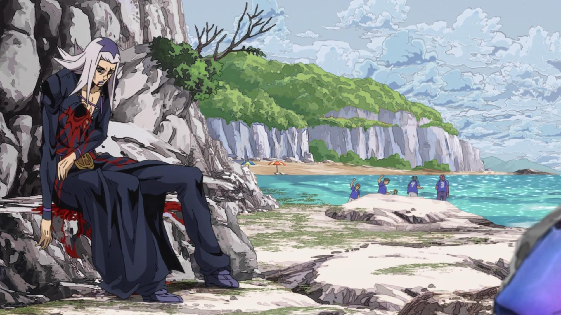 JOJO黄金之风：两位队长心心相惜，阿帕基离世留下死亡面具！_加拉提