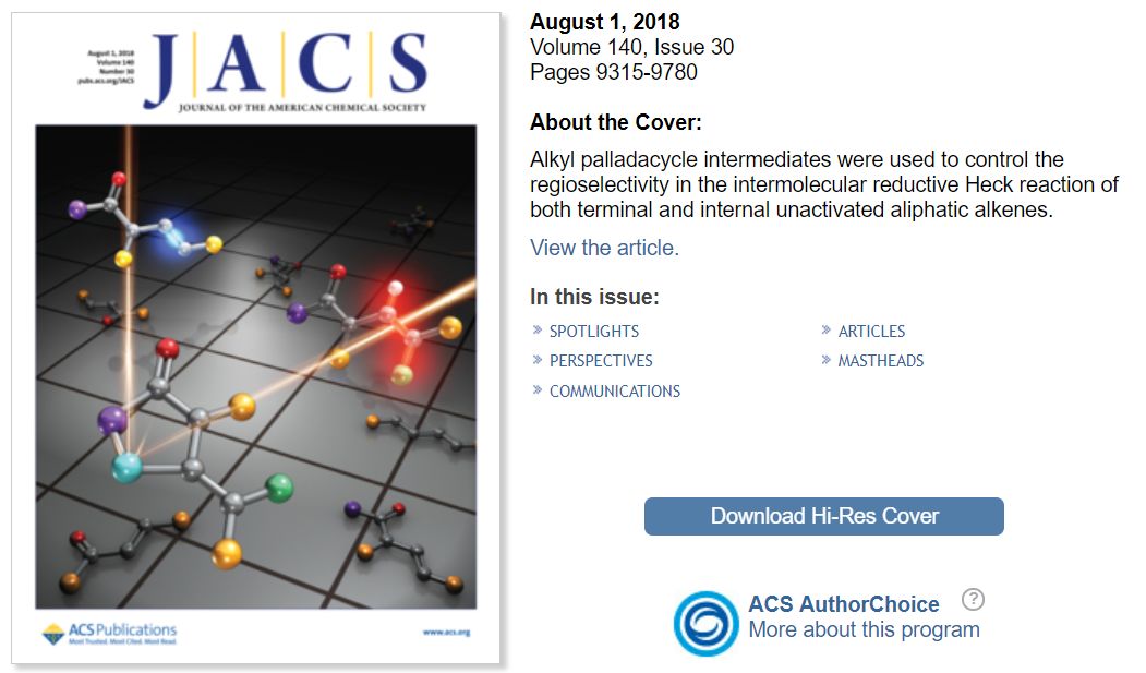 JACS封面千千万 万变不离小“分子”_绘图