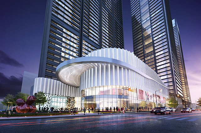 杭州EFC LIVE欧美广场设计赏析：生长在艺术公园里的建筑_商业