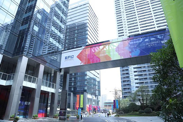 杭州EFC LIVE欧美广场设计赏析：生长在艺术公园里的建筑_商业