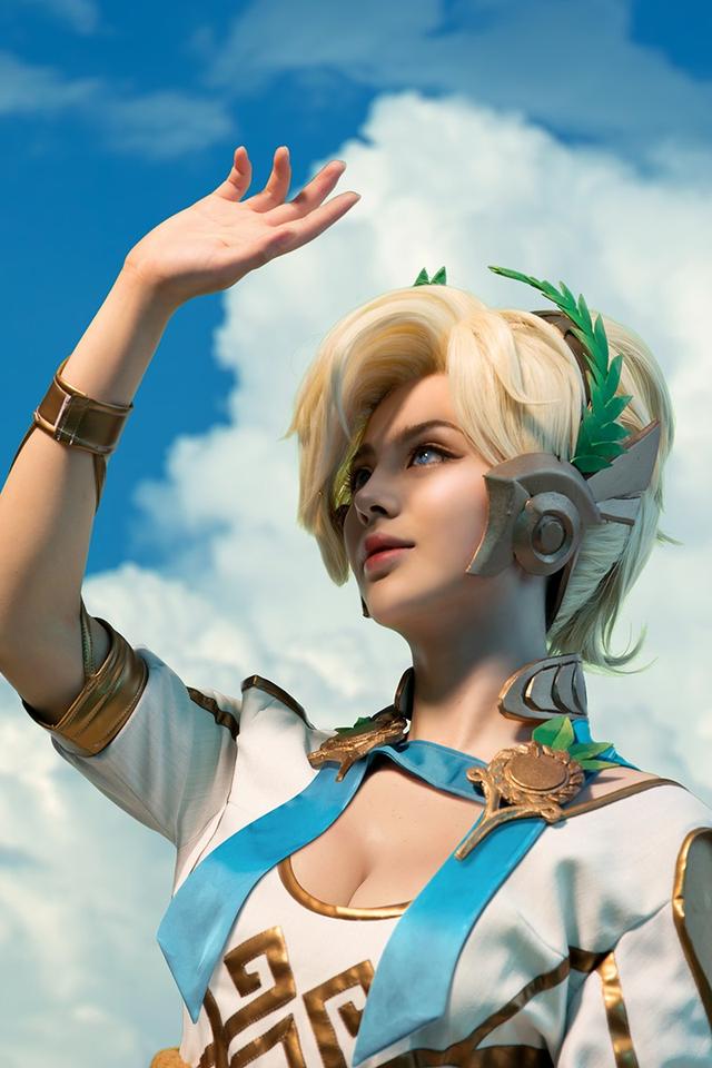 高质量cosplay：守望先锋天使Angela Ziegler-搜狐大视野-搜狐新闻