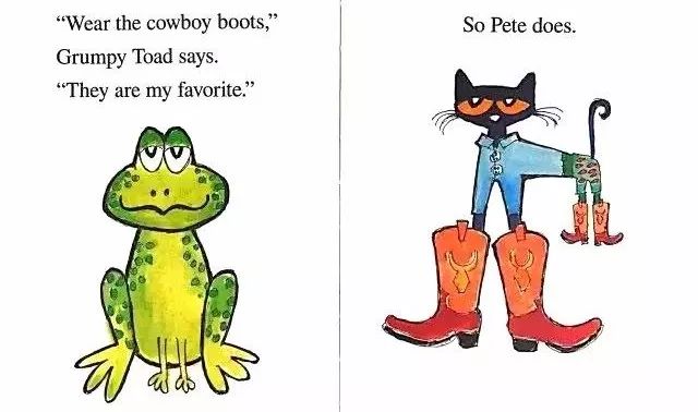 绘本欣赏｜Pete the Cat: Too Cool for School_皮特
