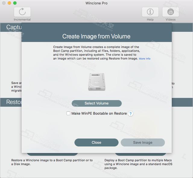 Winclone Pro for Mac汉化版(分区备份还原工具)_Camp