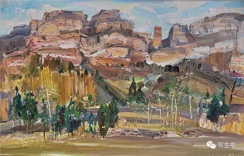 【写生啦】好的画，画面要有一股流动的“气”——孙建平风景写生新作_作品