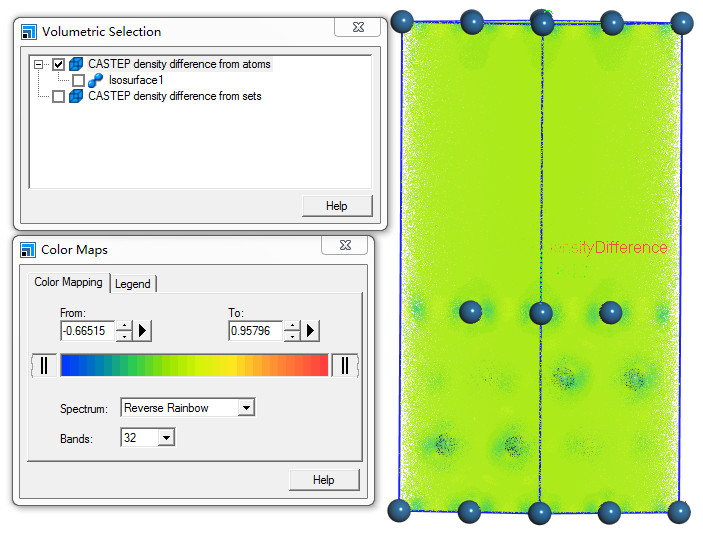CASTEP 差分电荷密度操作流程_Set
