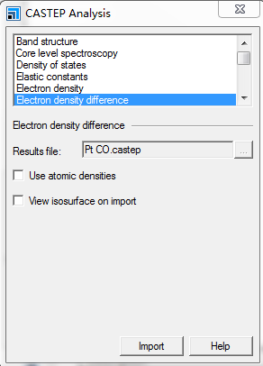 CASTEP 差分电荷密度操作流程_Set
