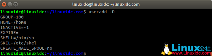 Linux useradd命令添加新用户图文详解_com$