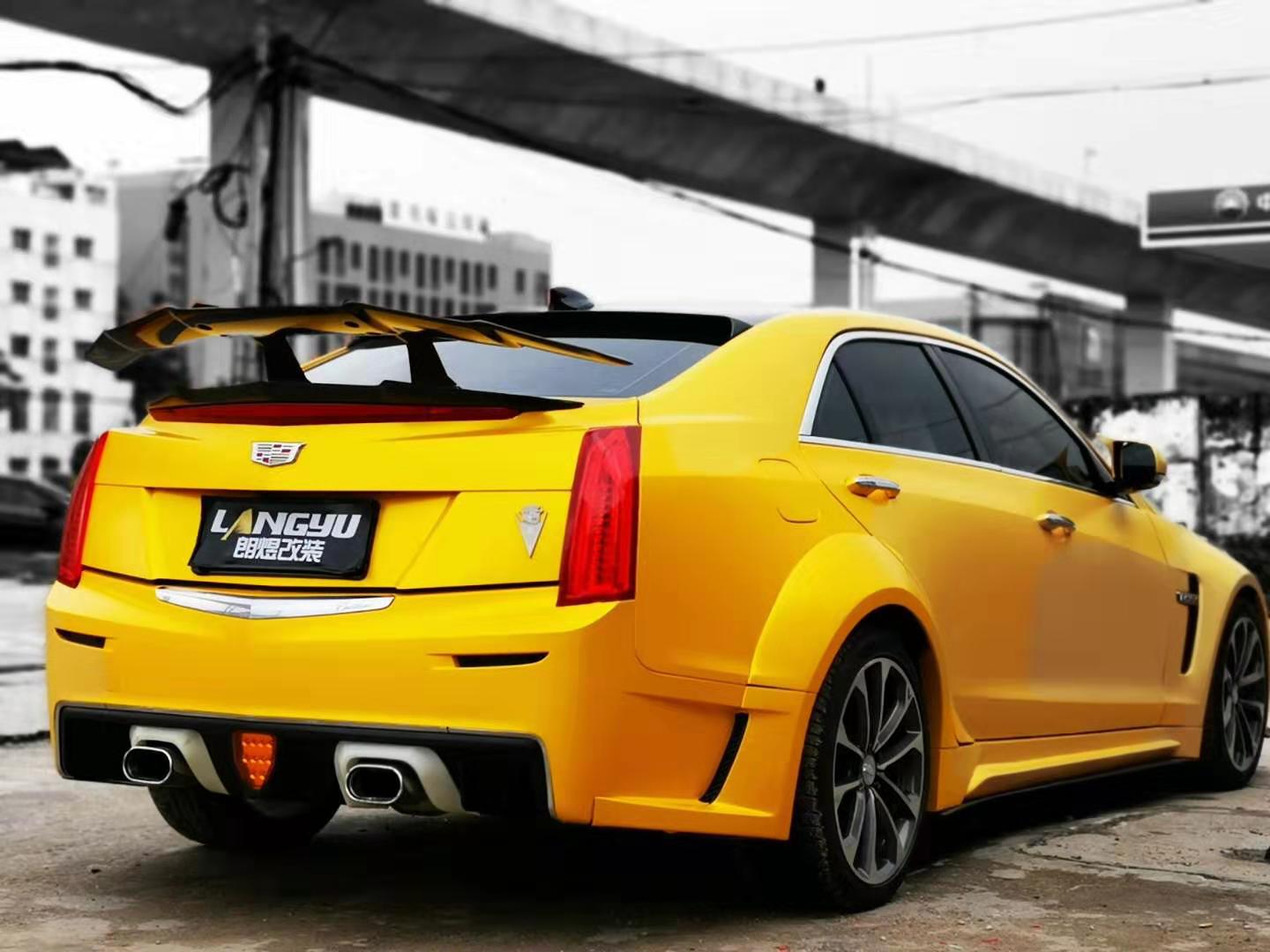 【高清大图】凯迪拉克ATSL海外V宽体包围_朗煜改装_搜狐汽车_搜狐网